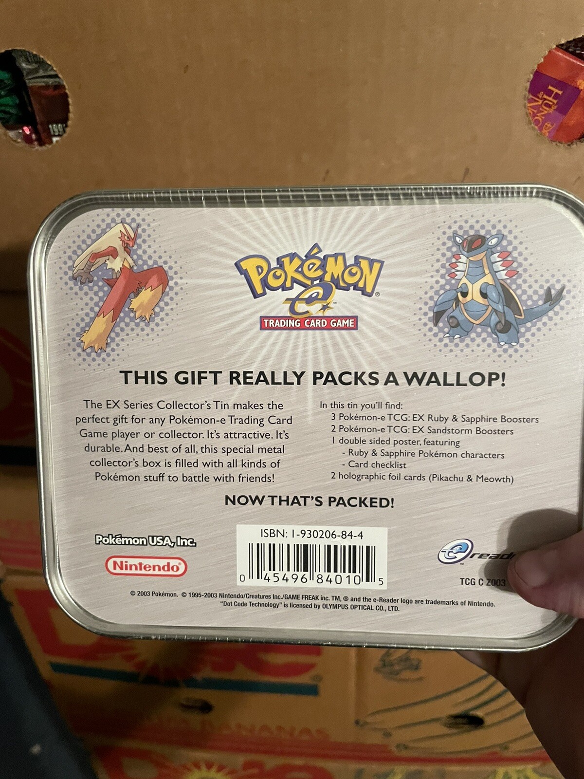 2003 EX Series Collector Tin E-Reader Factory Sealed 5 Packs Vintage ...
