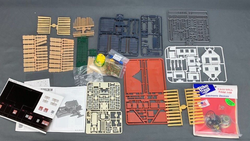 HO Faller 130229 Operating Saw Mill Structure Kit W/Sound Module HO4121 ...