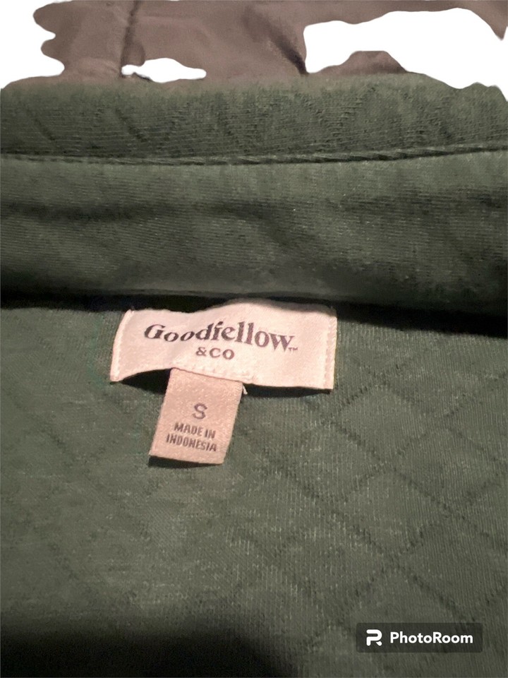 Goodfellow & Co Mens Jacket Size Small Green Button Front With Pockets ...