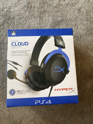HYPERX Cloud PS4 & PS5 Gaming Headset Over-ear Black & Blue Ps4 | eBay