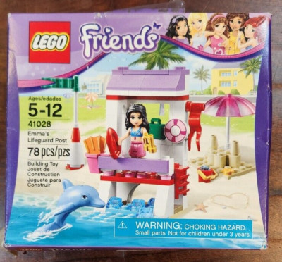 LEGO Friends 41028 (Emma's Lifeguard Post) 100% Complete | eBay
