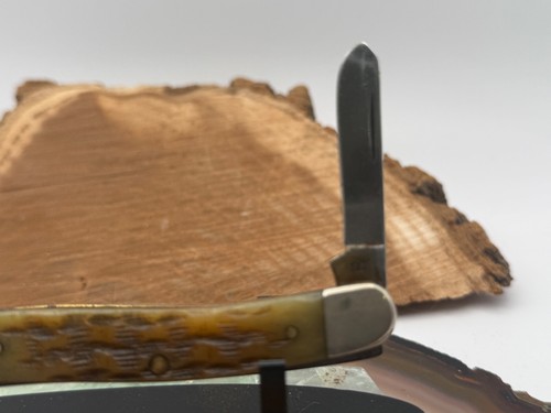 Vintage Case 6318 3 blade Stockman Pocket knife jigged Delrin Handles ...