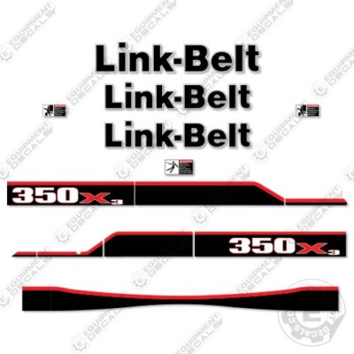 Fits Link-Belt 350X3 Decal Kit Hydraulic Excavator - 7 YEAR OUTDOOR 3M ...
