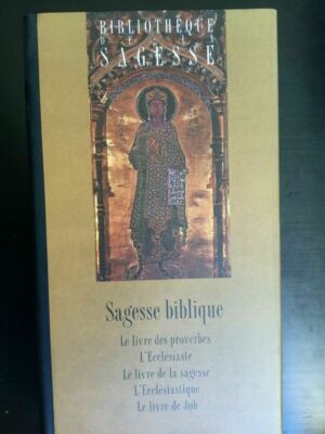 Bibliotheque de la Sagesse. Sagess biblique/ France Loisirs 1996 | eBay