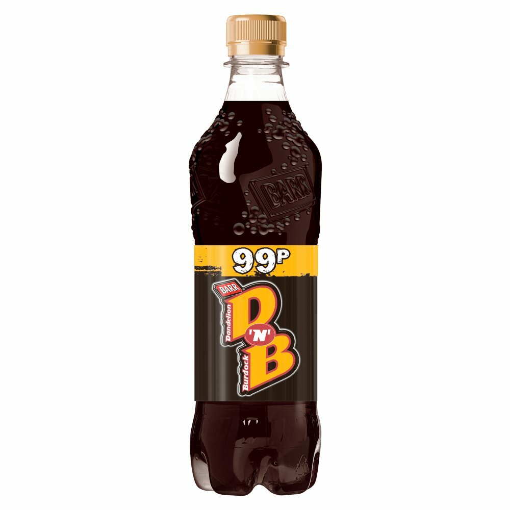 24 x Barr DNB D & B Dandelion and Burdock Soft Drink Bottles 500ml ...