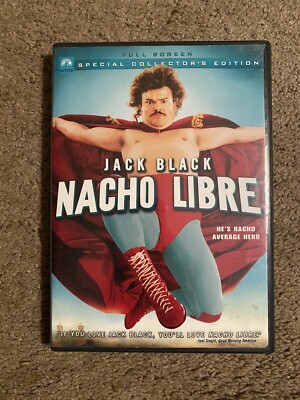 Nacho Libre (DVD, 2006, Special Edition/ Full Screen) Jack Black ...