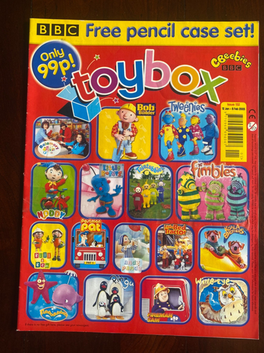 Toy box magazine Cbeebies Issue 152 January 2005 rare Tweenies Fimbles ...