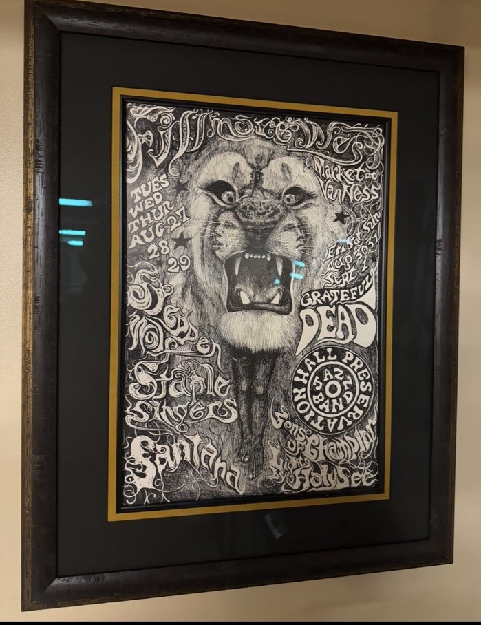 Grateful Dead Poster BG-134 RP-2 Lee Conklin Bill Graham Fillmore West ...