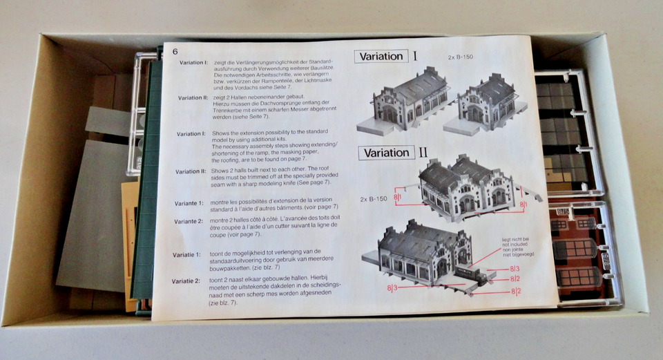 VINTAGE FALLER HO FREIGHT DEPOT KIT B-150 NIB | eBay