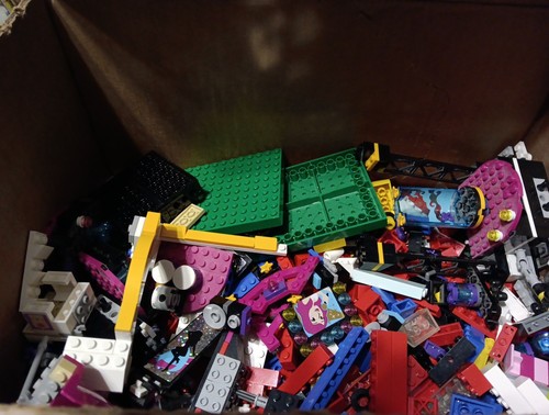 LEGO Bulk Lot of Misc. Blocks, Parts and Pieces! 5lbs, Friends Pieces ...