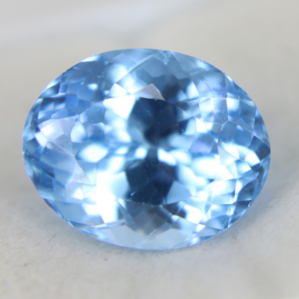 8.25 Ct Certified Natural Jeremejevite Oval Cut Blue Loose Gemstones ...