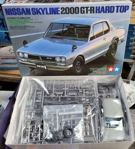 NISSAN SKYLINE 2000 GT-R HARD TOP Tamiya 1/24 plastic model kit 24194 ...