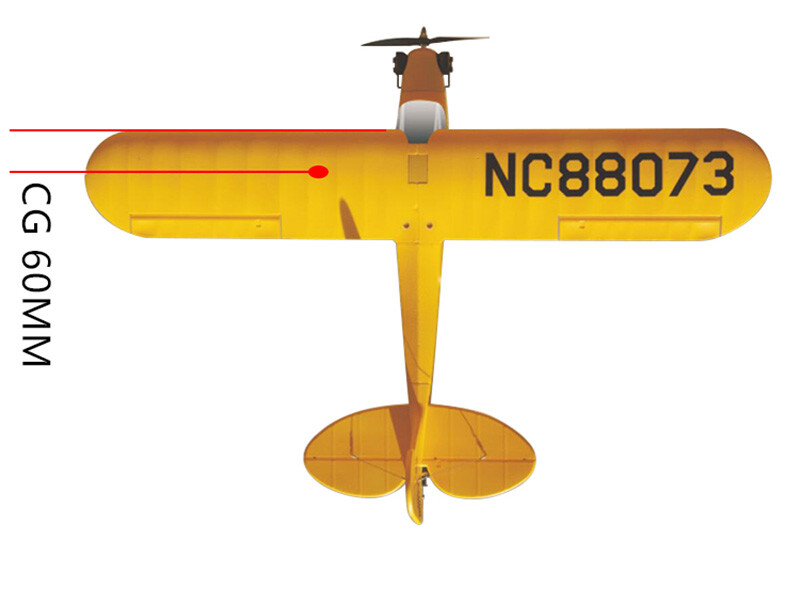 J3CUB Cubs EPO Foam RC Airplane Wing Span 1400mm PNP Version Model RC ...