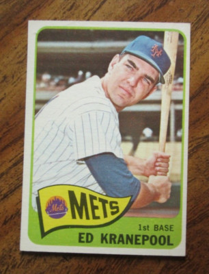 Ed Kranepool 1965 Topps #144 Trading Card MLB Baseball New York Mets | eBay