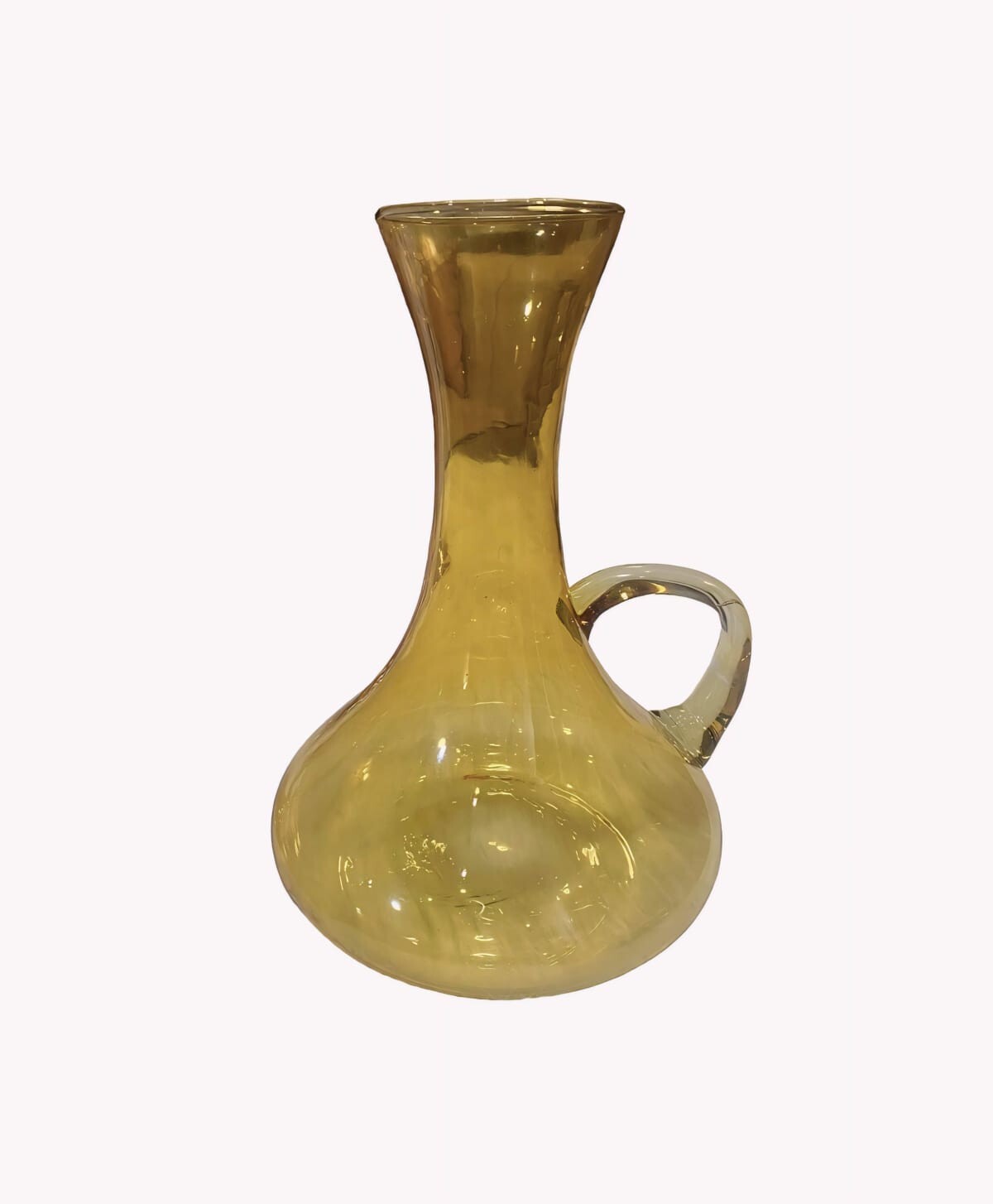 A Yellow Glass Container Used To Hold Cold Water Or juice | eBay