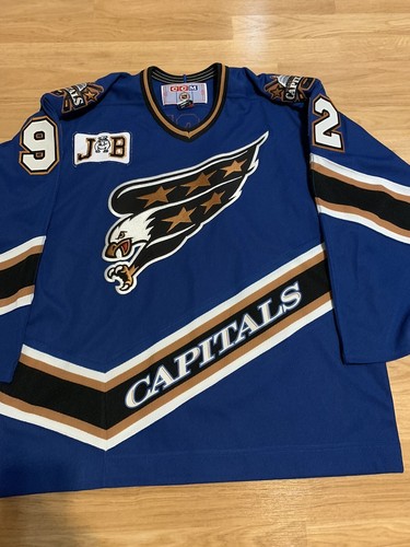 CCM Washington Capitals Screaming Eagle Blue Tocchet NHL Hockey Jersey ...