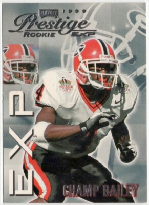 1999 Playoff Prestige EXP Champ Bailey Rookie Card #EX36 Redskins | eBay