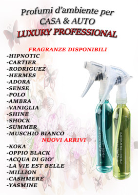 Profumi Ambiente Professional AUTO e CASA Luxury Superconcentrato Nuovo ...
