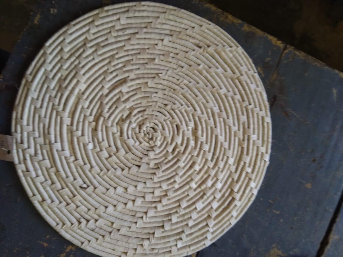 Hand Woven Dried Pandanus Leaf PLACEMAT Dining Table Mats NONSLIP Heat ...