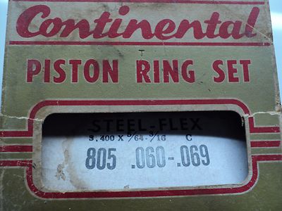 Continental Piston Ring Set part number 805 - .060 - .069 | eBay