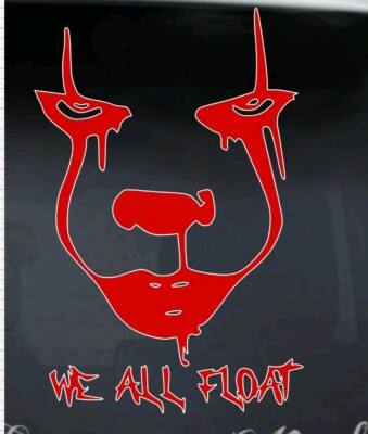 Pennywise IT Clown Stephen King Vinyl Decal Custom Car Truck Window ...