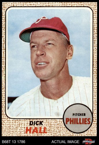 1968 Topps #17 Dick Hall * Phillies COMMON VARIATION 8.5 - NM/MT+ | eBay