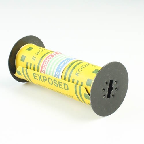 EMPTY Kodak Metal 116 Roll Film Spool with Backing Paper - Respooling ...