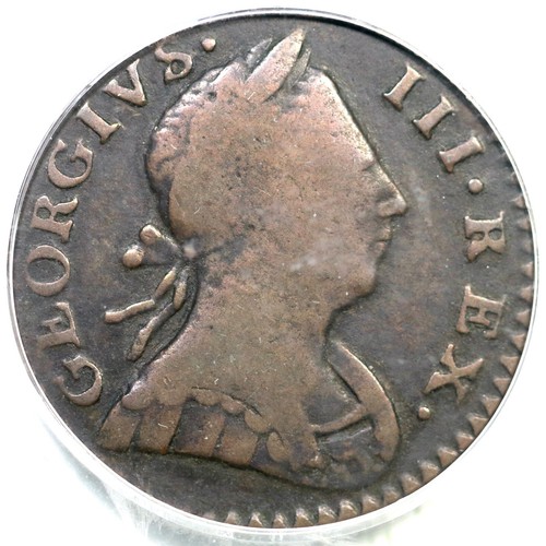 1776 V 6-76A R-4 PCGS VF 25 Machin's Mills Halfpenny Colonial Copper ...