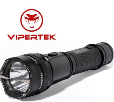 VIPERTEK 500BV Rechargeable Heavy Duty Metal Stun Gun LED Light | eBay