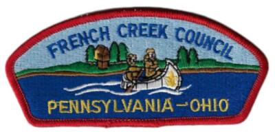 Pennsylvania Ohio French Creek Council CSP Patch RED Bdr. [PW1334] | eBay