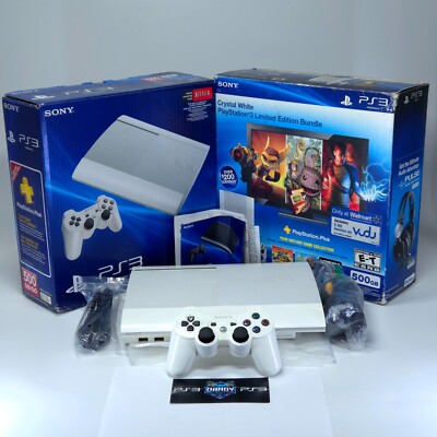 PS3 Console Super Slim 500GB Playstation Complete In Box CIB W ...
