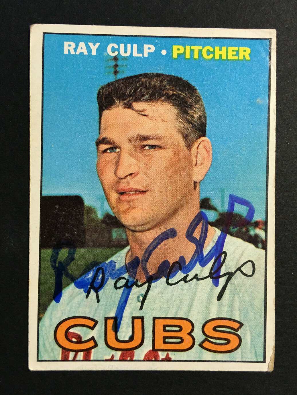 Ray Culp Cubs signed 1967 Topps baseball card #168 Auto Autograph 1 | eBay