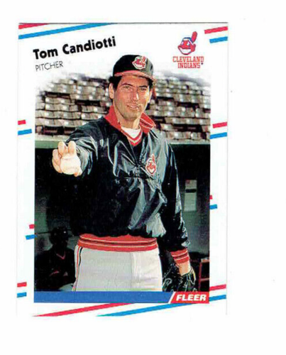 Tom Candiotti Cleveland Pitcher #604 Fleer 1988 Baseball Card | eBay