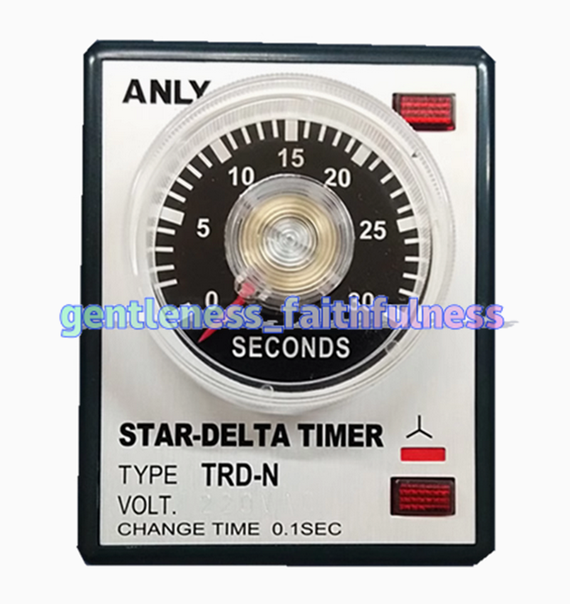 1pc new TRD-N 220V 30S STAR-Delta Timer Motor Start Time Limit Relay | eBay