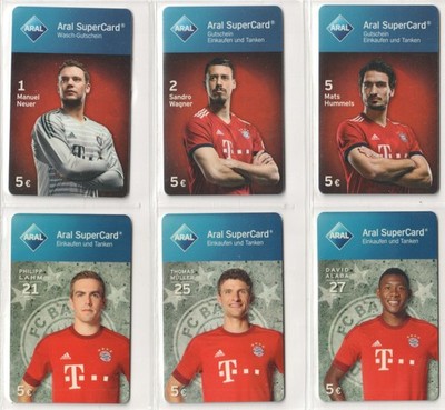 GERMANY , ARAL PREPAID GIFT CARDS , 6 FOOTBALL 12 | eBay UK