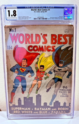 World's Best Comics #1 - DC Comics 1941 CGC 1.8 (World's Finest #1) | eBay