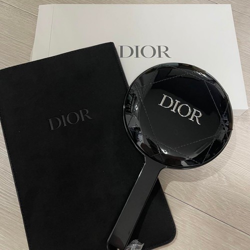 Christian Dior Hand Mirror with Case Novelty Gift Japan Black | eBay
