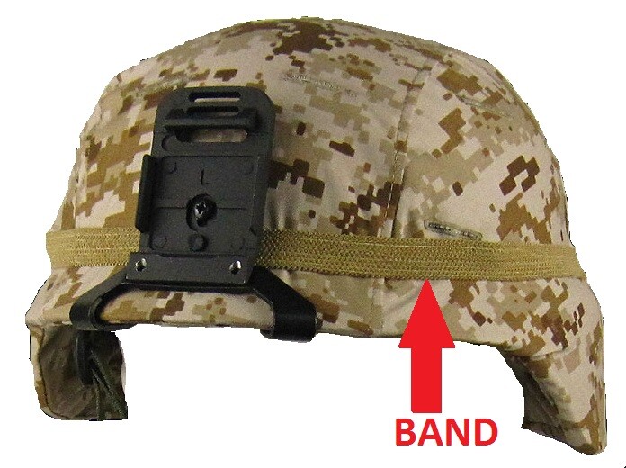 HELMET BAND CAT EYE for M1 M88 PASGT MICH USMC MILITARY USA Made not ...