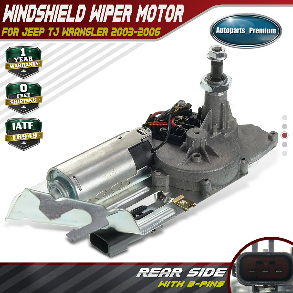 Rear Windshield Wiper Motor for Jeep TJ Wrangler 2003-2006 Sport ...