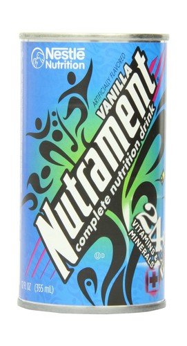 Nutrament Energy Fitness Drink Vanilla Banana Coconut Eggnog 12.4 Lb 12 ...