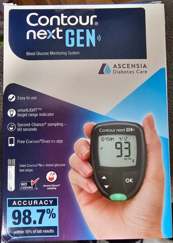 Contour Next Gen Blood Glucose Meter and Monitoring System! EXP 08/24 ...
