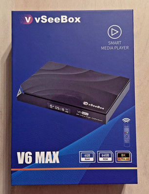 vSeeBox V6 MAX TV Streaming Vsee Box NEW Factory Sealed 2026 Version | eBay