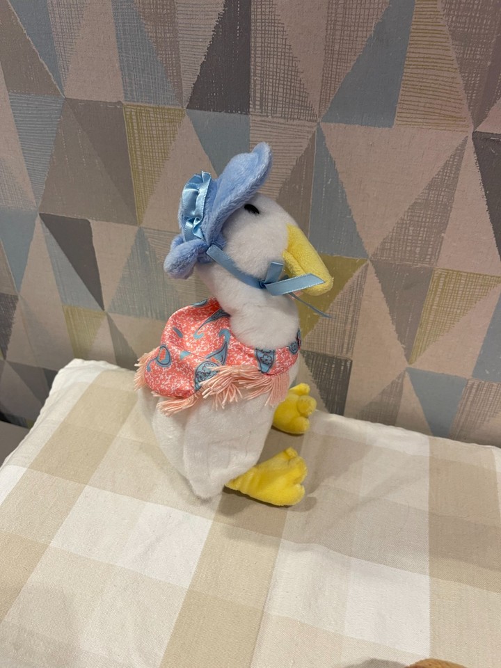 Jemima Puddle Duck and Peter Rabbit Plush Toys | eBay UK
