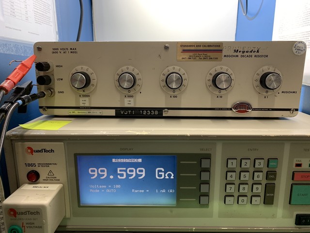 QuadTech 1865 Megohmmeter/ir Tester Tested and Working for sale online ...