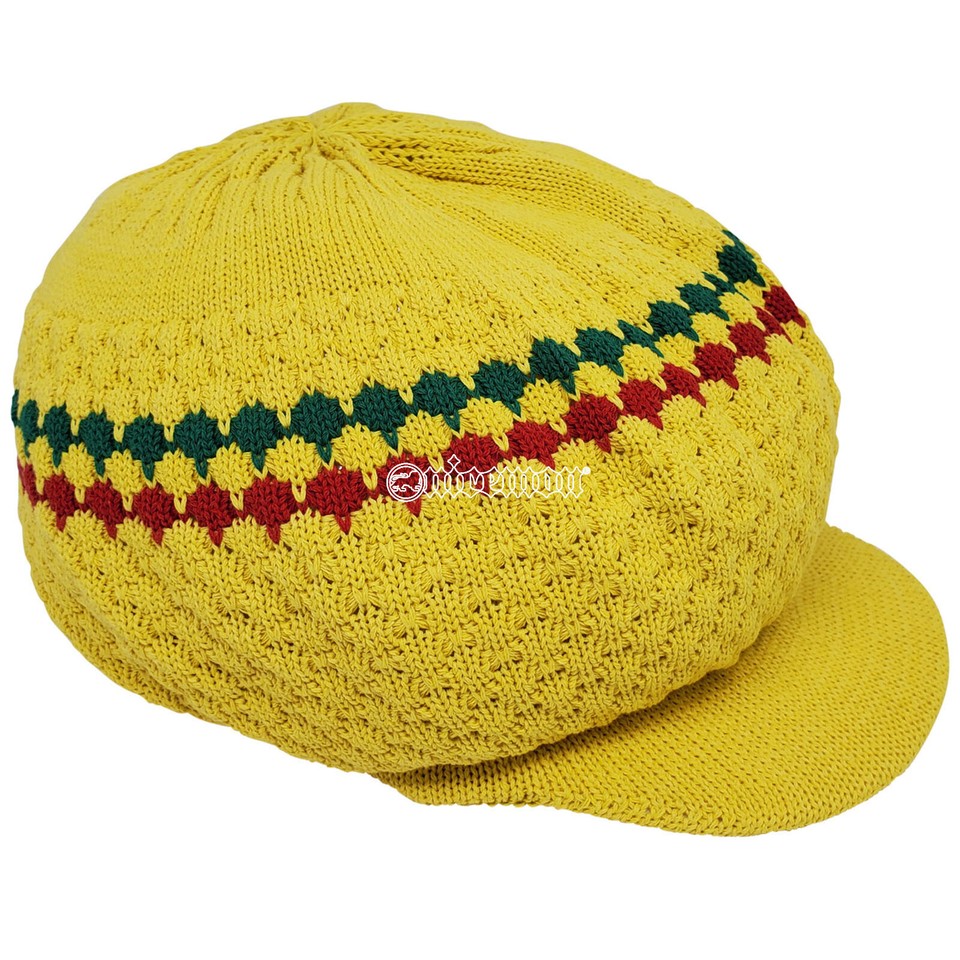 Rasta Rastafari Hat Cap Rastacap Reggae Jamaica Headwear Dreadlocks ...