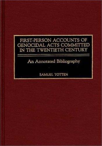 Bibliographies and Indexes in World History Ser.: First-Person Accounts ...