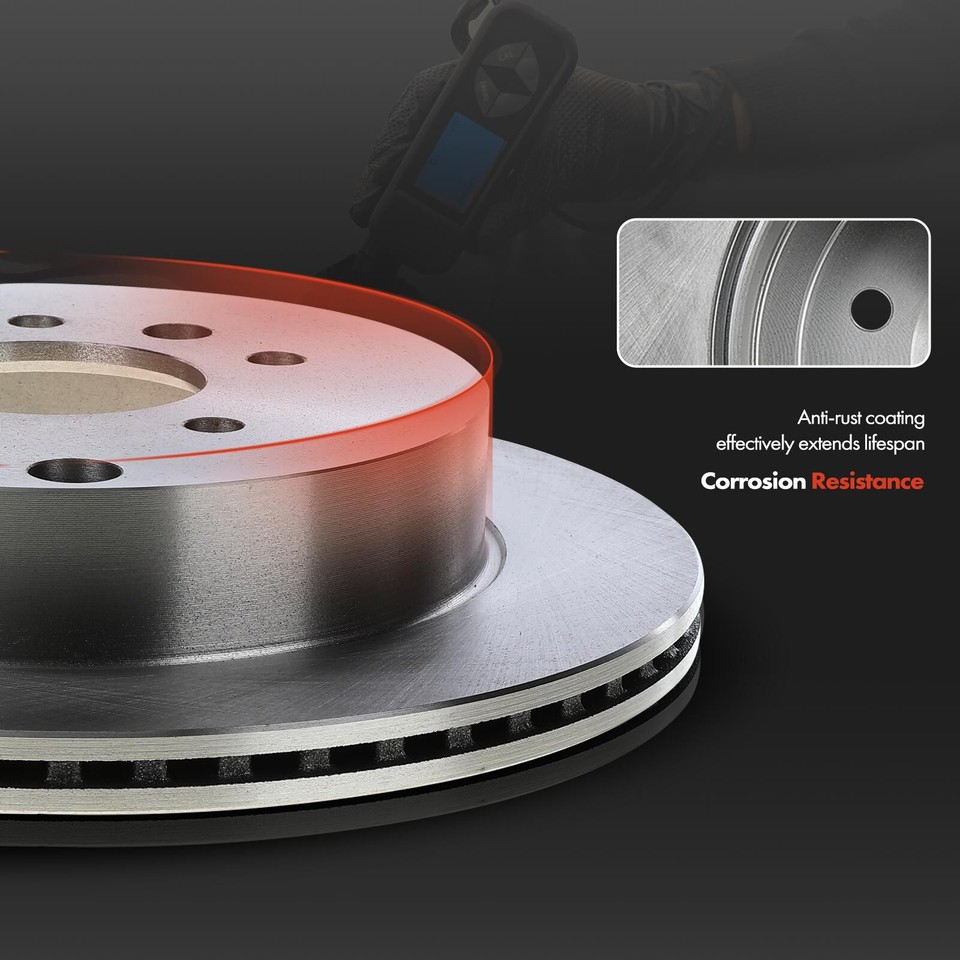 Front Left & Right Disc Brake Rotors for Honda Accord 2013 2016-2017 HR ...