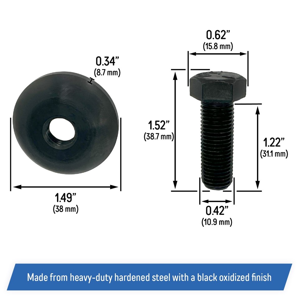 (3) Blade Bolt & Washer Assembly for Husqvarna Poulan Roper Craftsman ...