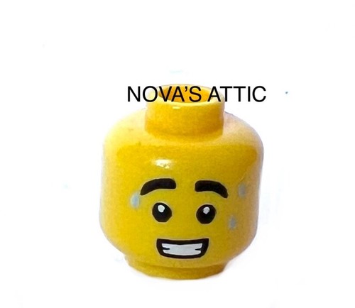 Lego Sweating Scared head for Minifigure new | eBay