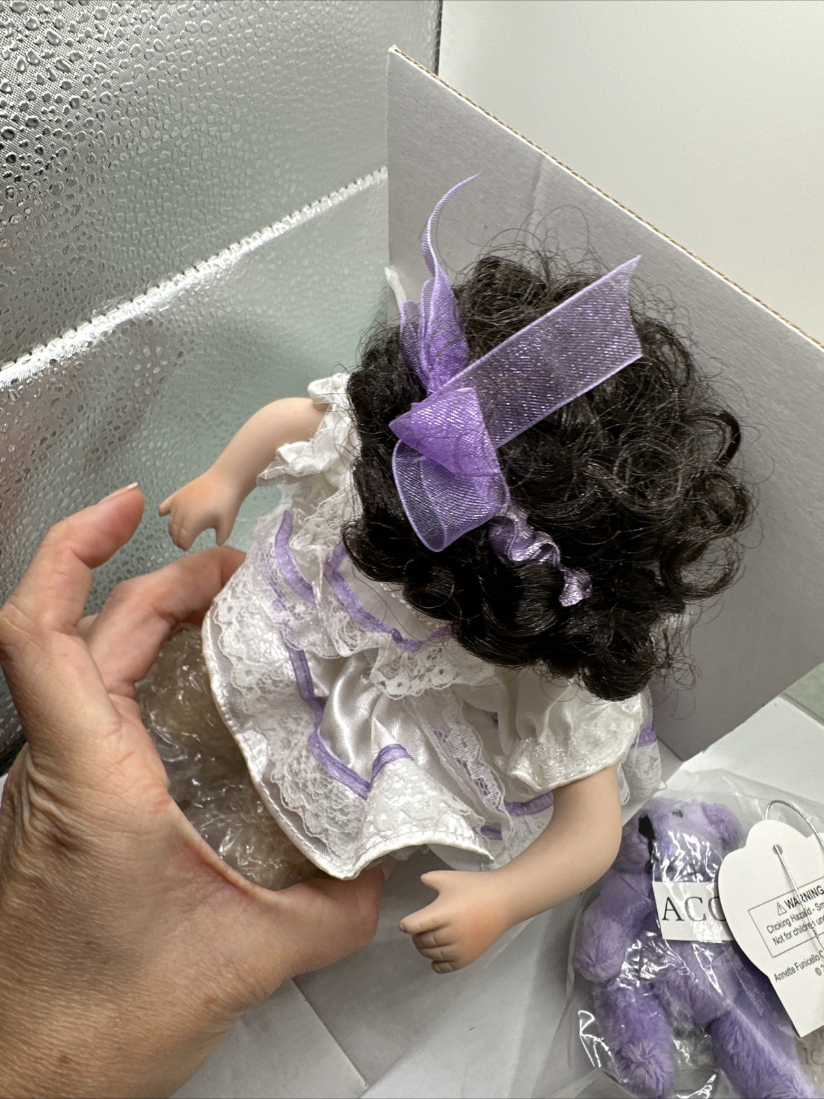 Marie Osmond Baby Annette Funicello Tiny Tot Doll w/ Bear New In Box ...